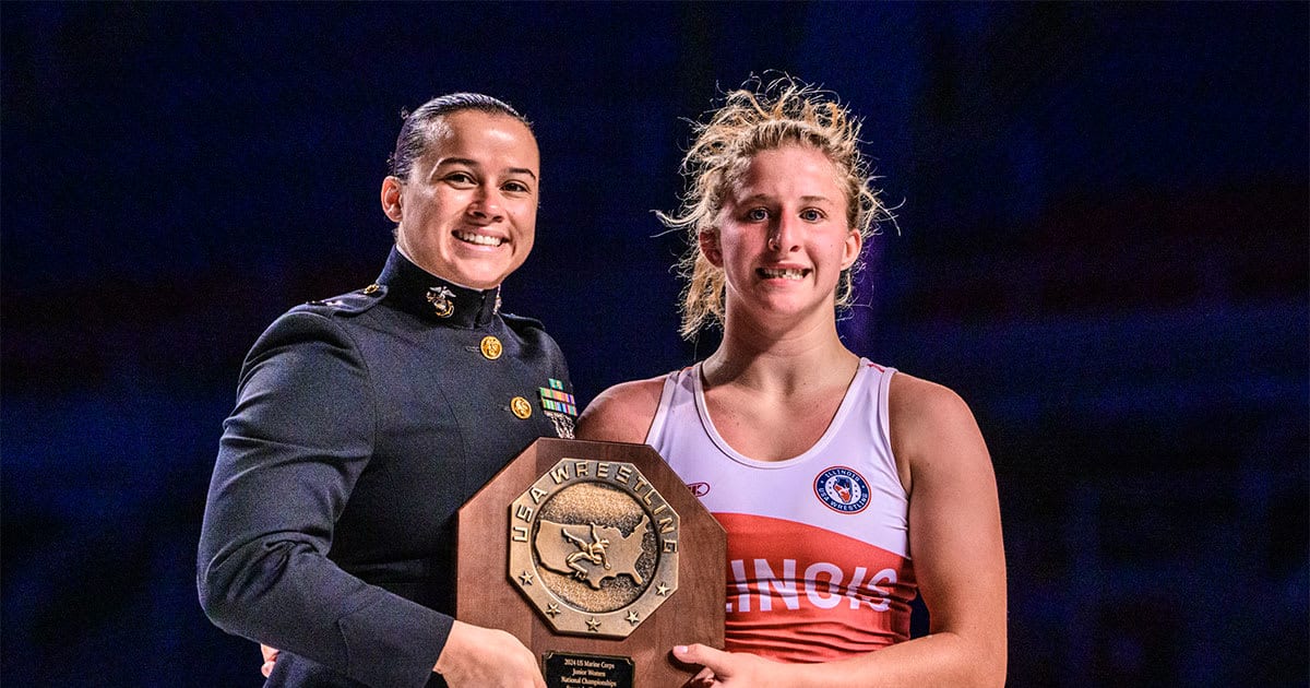 USA Wrestling | Illinois’ Hamilton makes history, Nauss wins third title; California claims team ...